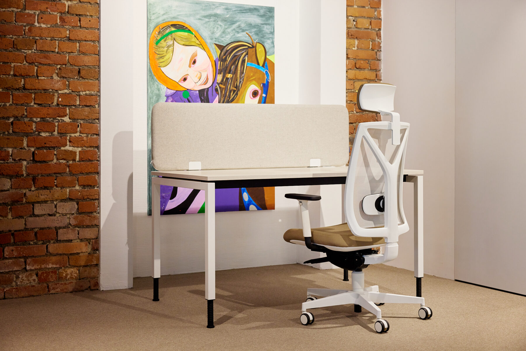 SOFT desk screen on the table - Standard